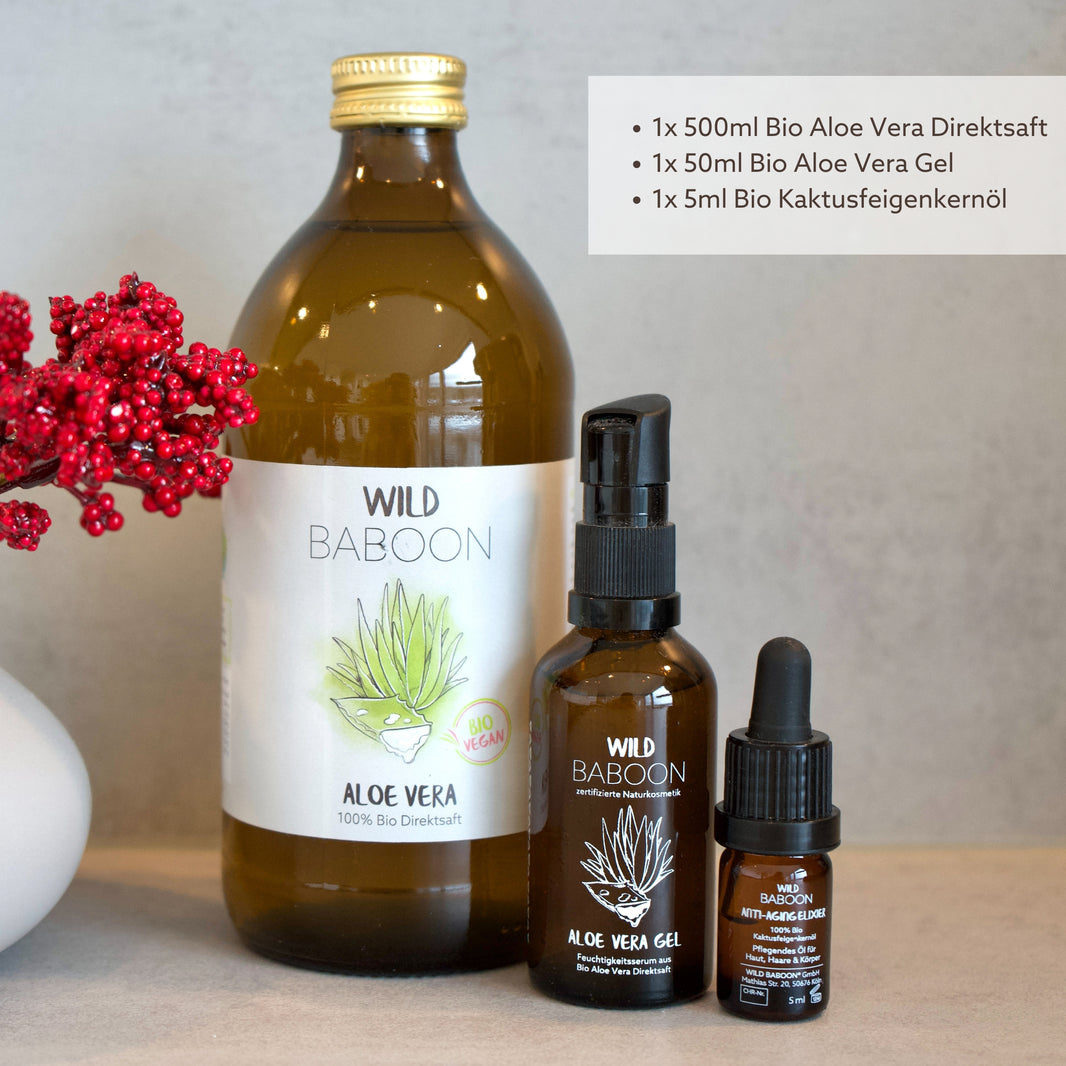 Unser Aloe Vera Produkte Sortiment – WILD BABOON